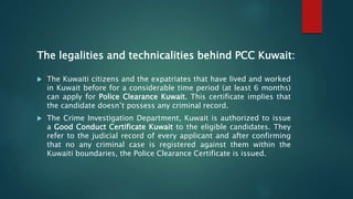 KUWAIT PCC | PPTX
