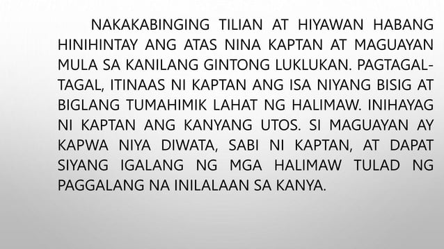 Kuwentong-bayan - Ang kataksilan ni Sinogo.pptx | Africa Travel ...