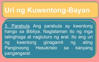 KUWENTONG-BAYAN FILIPINO 7 | PPTX