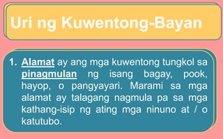 KUWENTONG-BAYAN FILIPINO 7 | PPTX