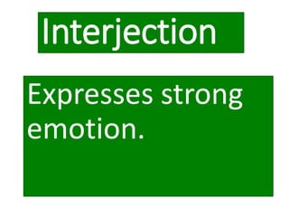 parts of speech | PPTX