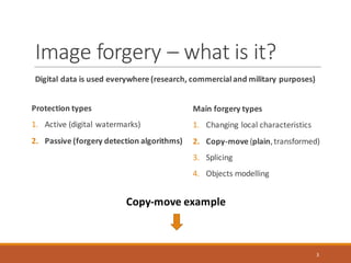 Andrey Kuznetsov and Vladislav Myasnikov - Using Efficient Linear Local Features in the Copy ...
