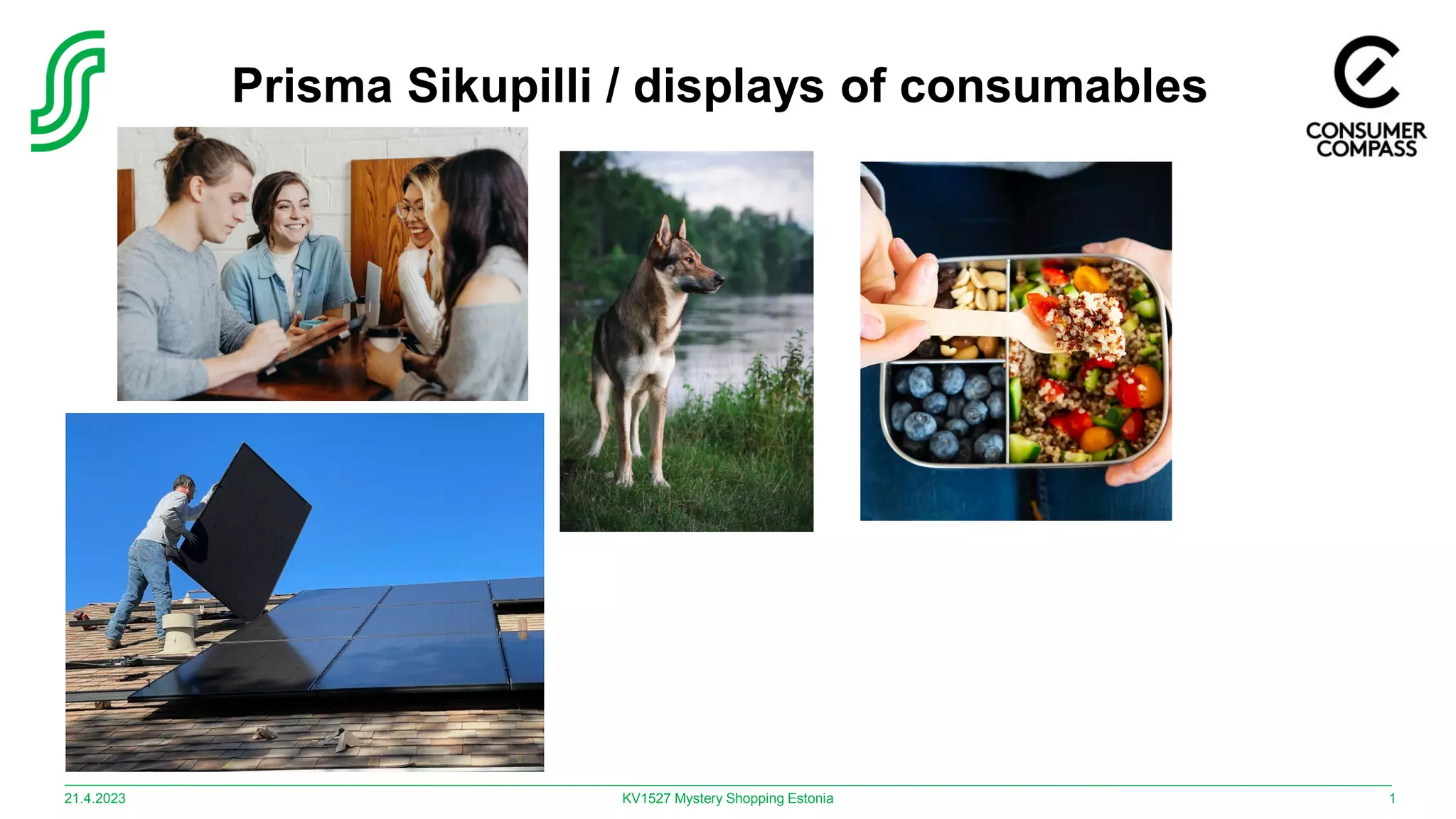 Display of consumables | PPT