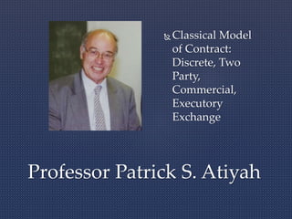 Scope of Law of Contract | PPT