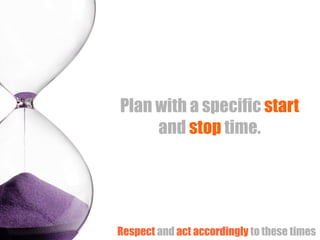 Four Simple Rules for an Effective Meeting Rules (kvaes.be) | PDF