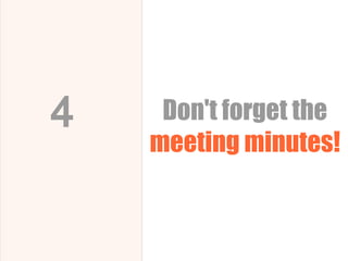 Four Simple Rules for an Effective Meeting Rules (kvaes.be) | PDF