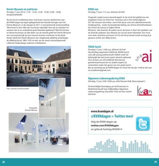 KVAN-dagen 2014 - Programma | PDF