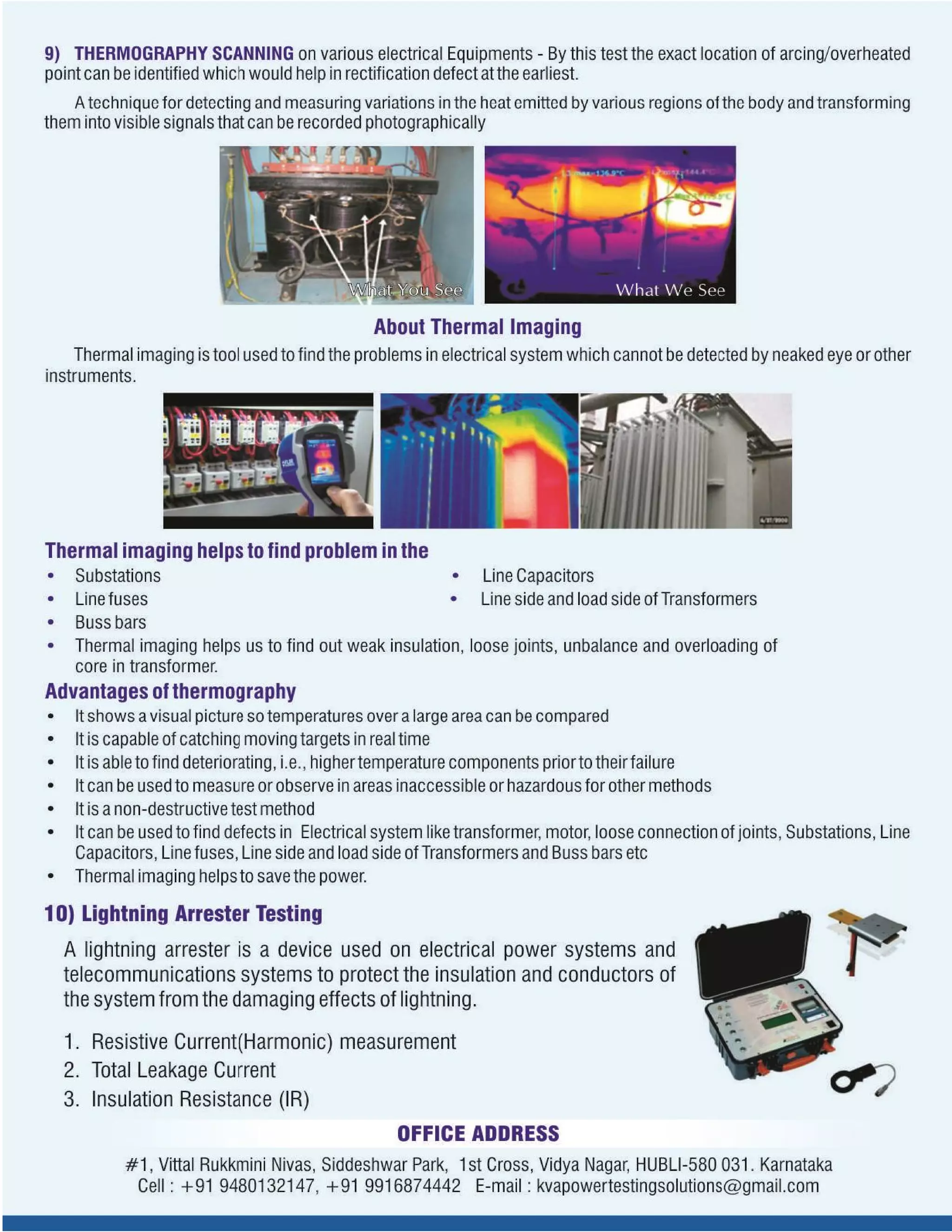 KVA POWER TESTING SOLUTIONS | PDF