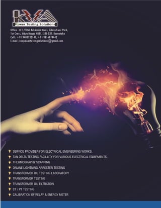 KVA POWER TESTING SOLUTIONS | PDF