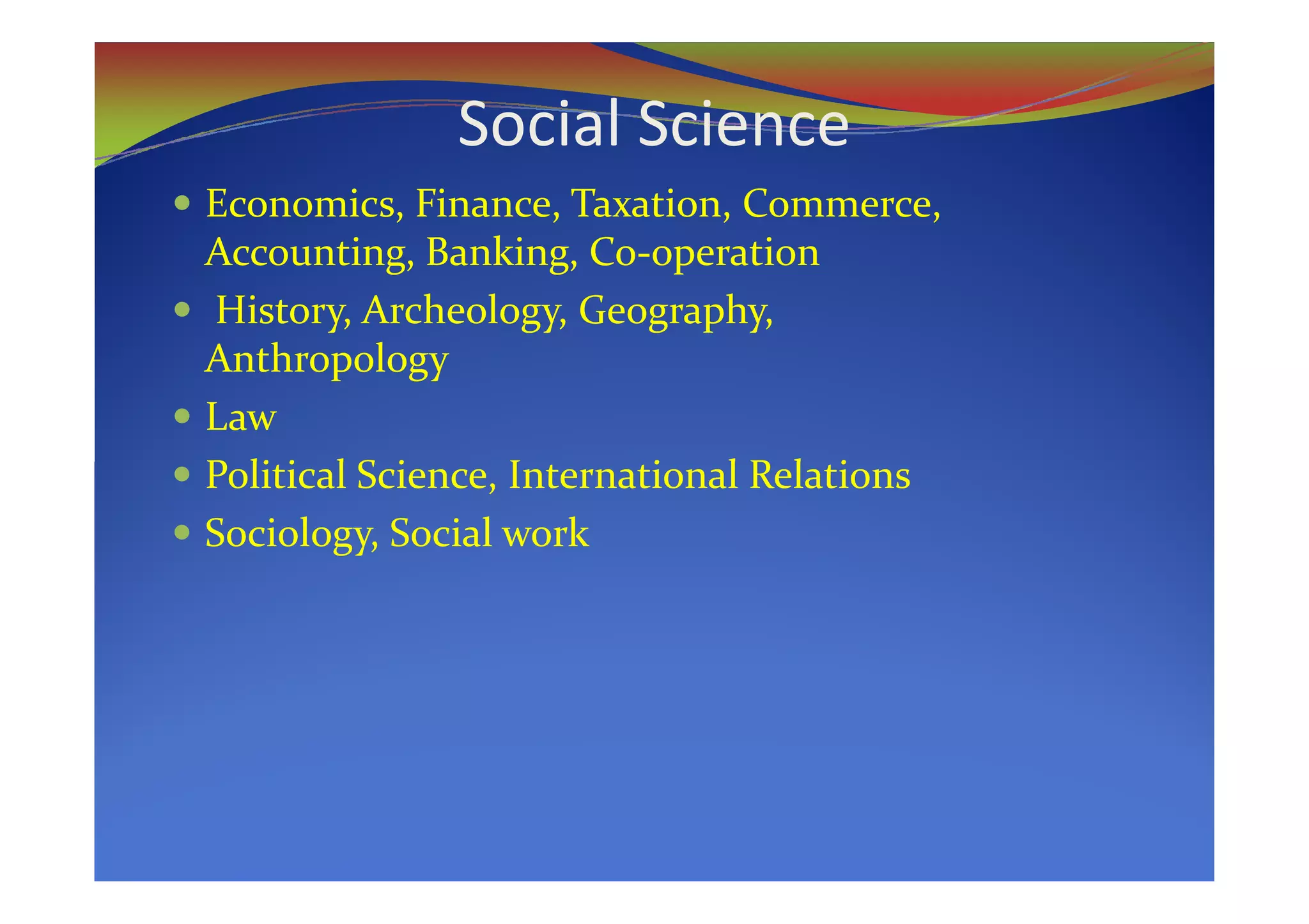 Careers in Social Science and Arts & Humanities | PDF