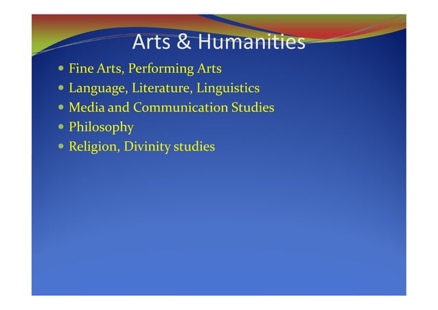Careers in Social Science and Arts & Humanities | PDF