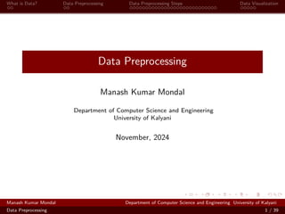 Introduction to Data Preprocessing for Machine Learning | PDF