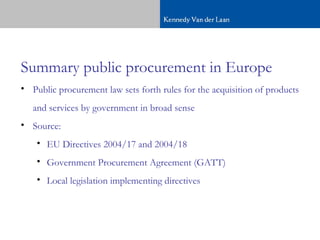 ITechlaw OSOSS V Public Procurement | PPT