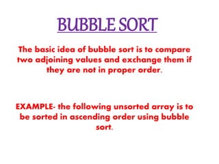 Sorting Techniques - Govardhan Satish | PPT