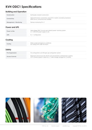 KVH Data Center Solutions | PDF | Cloud Computing | Internet