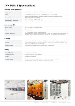 KVH Data Center Solutions | PDF | Cloud Computing | Internet