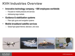 20 Years of KVH Fiber Optic Gyro Technology: Presented at SPIE 2016 | PPTX