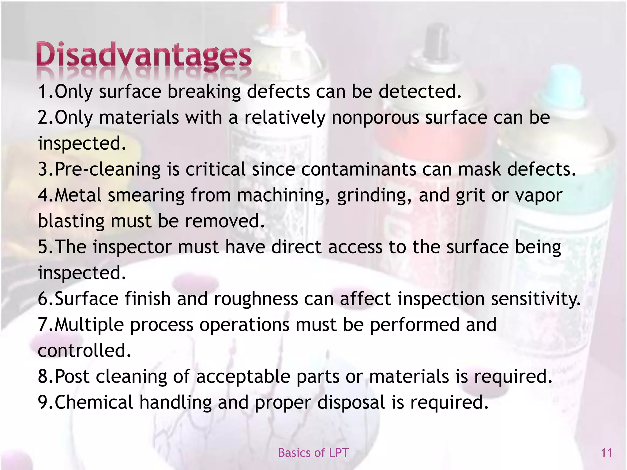 Basics of Liquid Penetrant Testing | PDF