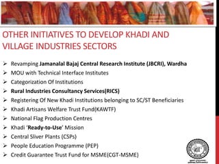 Khadi Village Industries Commission PPTX khadi-village-industries-commission-pptx