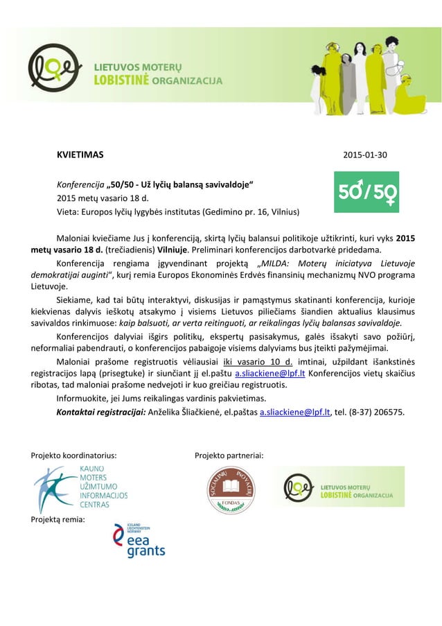 Kvietimas konferencija 2015 02 18_progr. | PDF