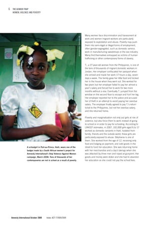 Kvinnor vald-och-fattigdom-rapport-amnesty | PDF | Family and Relationships