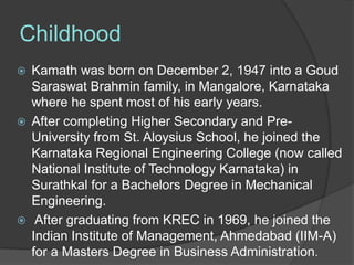 Kv kamath | PPT