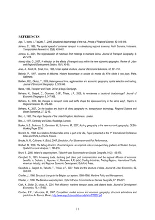 Ports and the New Economic Geography - Hal-SHS | DOC