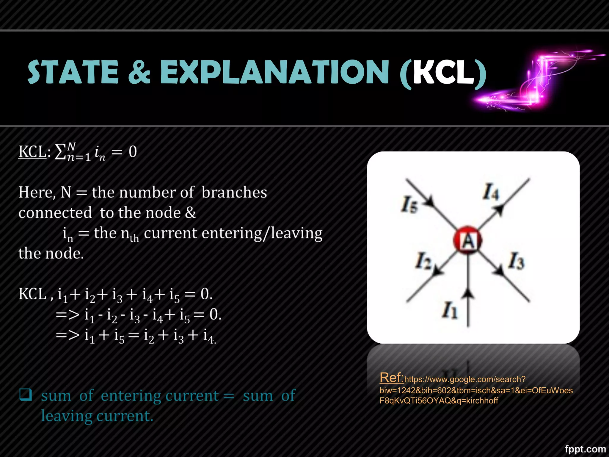 KVL & KCL | PPT | Physics | Science