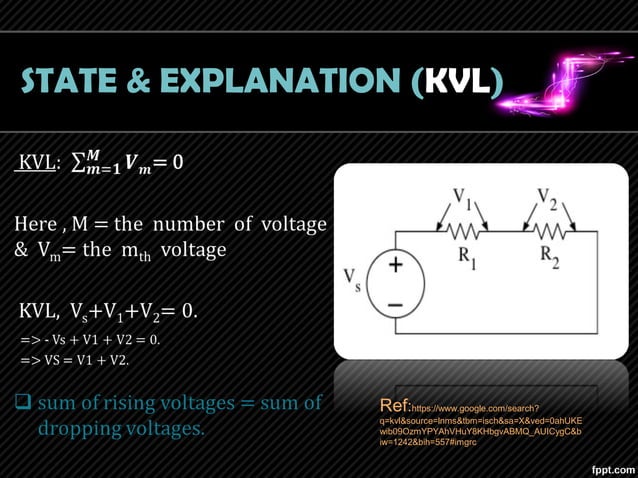 KVL & KCL | PPT | Physics | Science