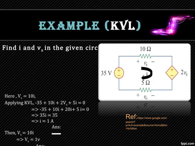 KVL & KCL | PPT | Physics | Science