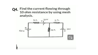 KVL_Lecture _ Elements of Electrical Engineering | PPTX