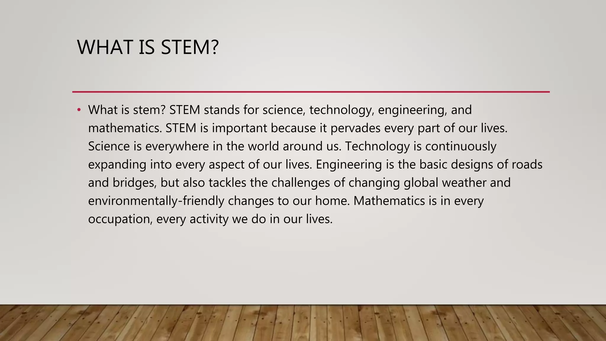 Stem emtech | PPTX