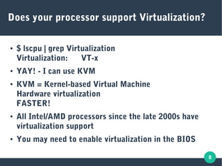 Kvm and libvirt | ODP
