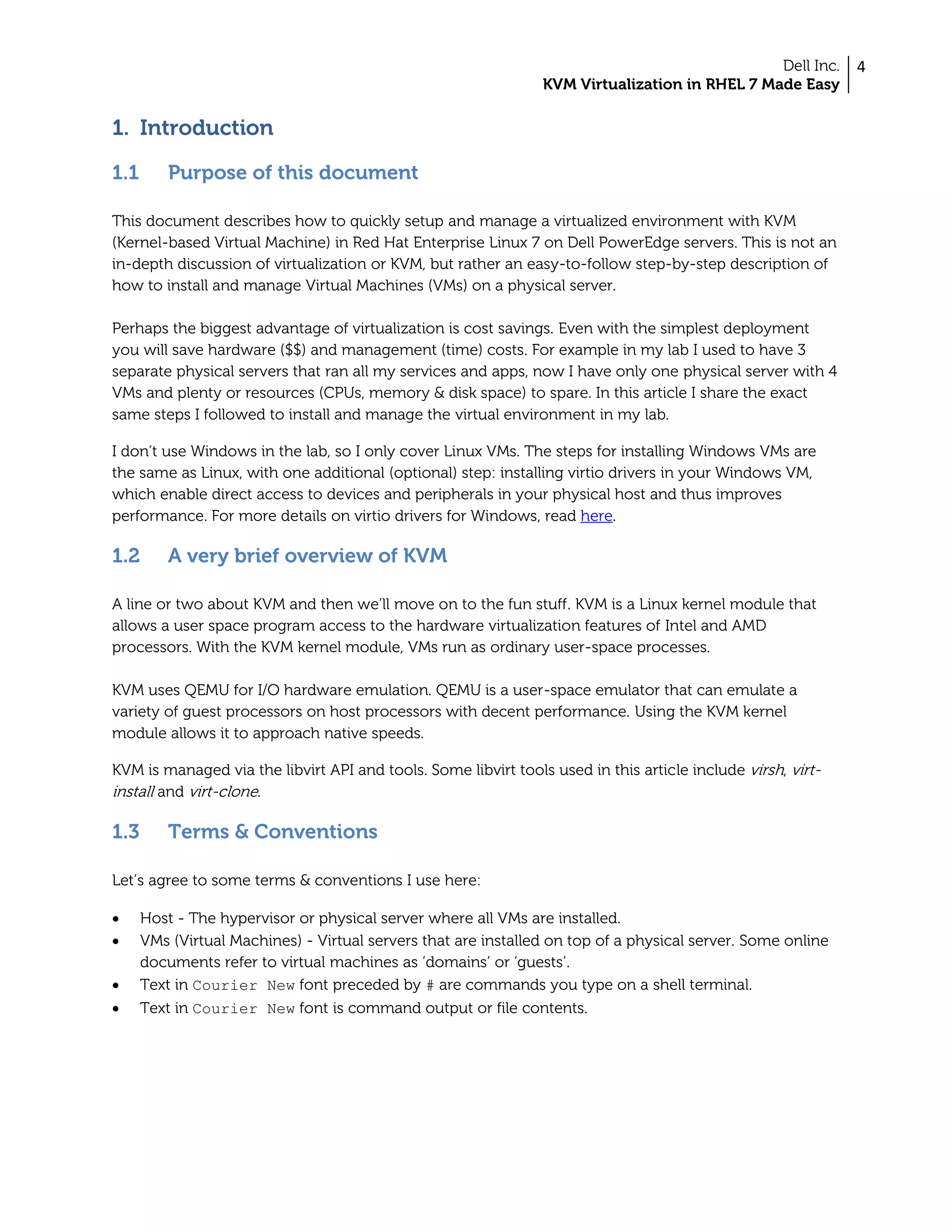 Kvm virtualization in_rhel_7 | PDF
