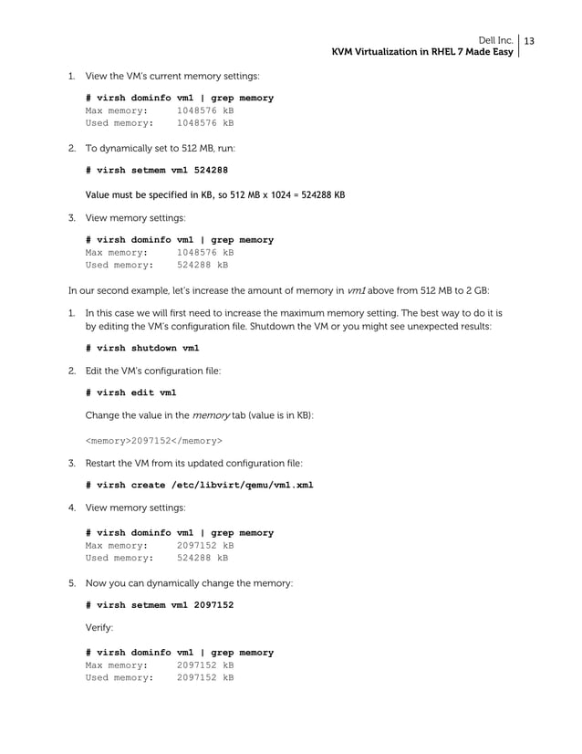 Kvm virtualization in_rhel_7 | PDF