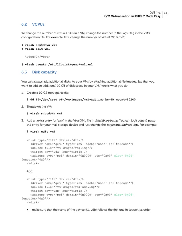 Kvm virtualization in_rhel_7 | PDF
