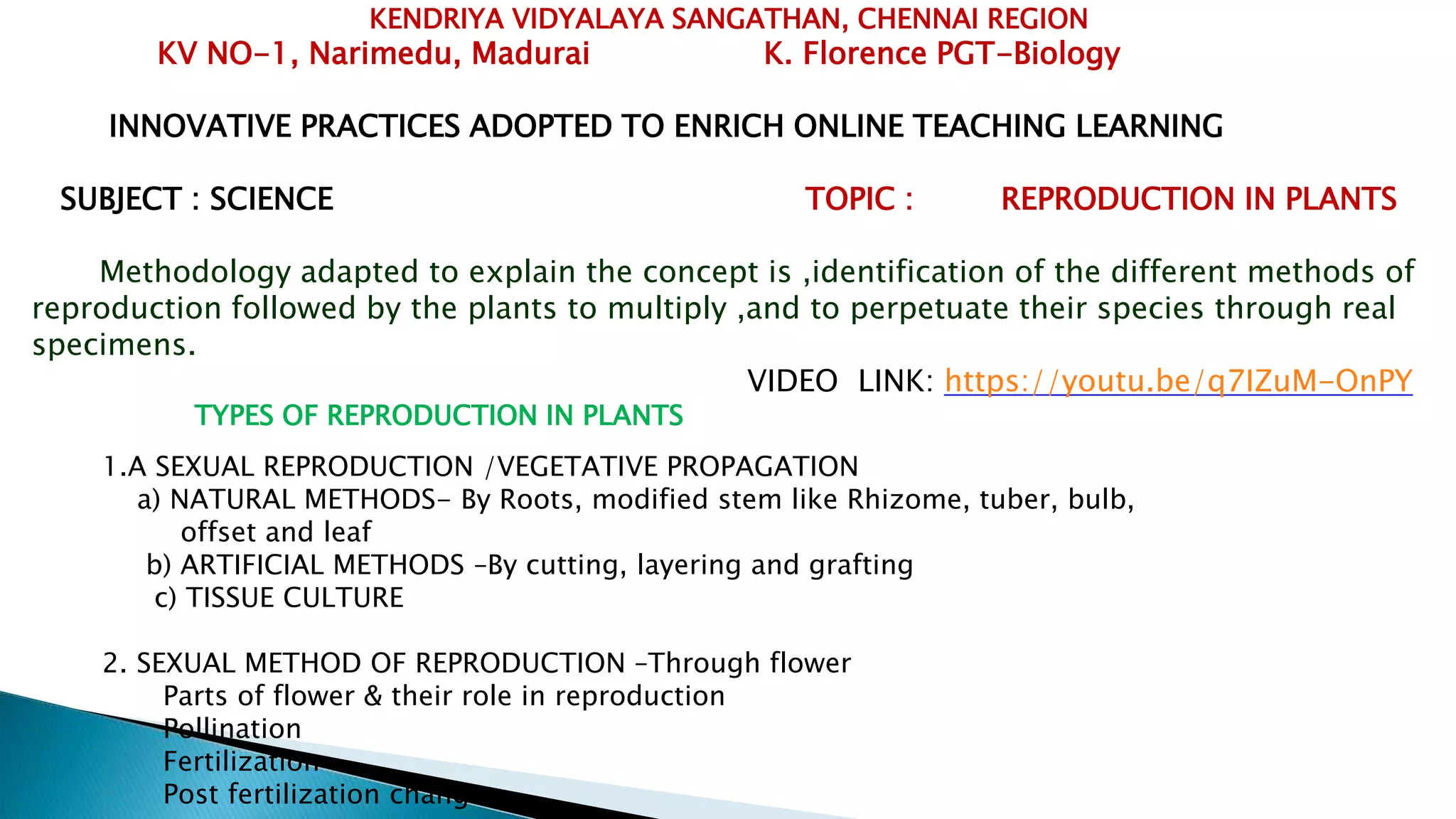 Innovative Practices KVS Chennai Region | PPTX