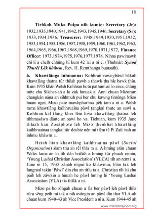 KVSS Ni 2016-Pu Muka Chanchin- Puitling Sunday SChool | PDF