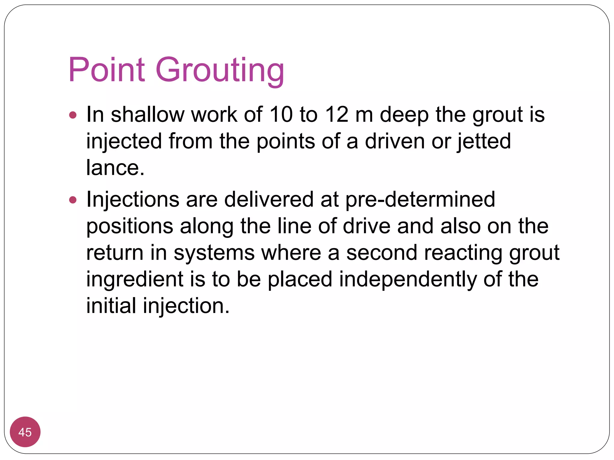 Grouting | PPTX