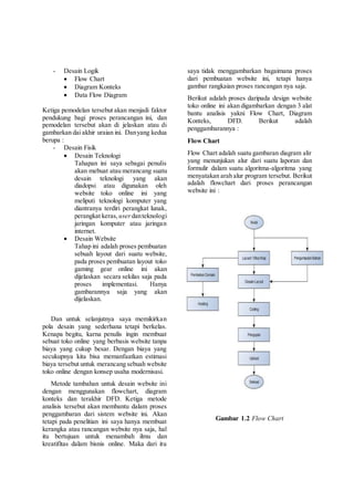 Pembuatan Toko Gaming Gear Online Berbasis Website | PDF
