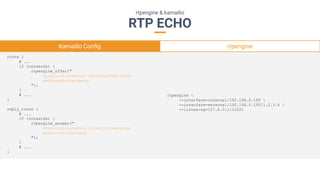 rtpengine and kamailio - or how to simulate calls at scale | PPT