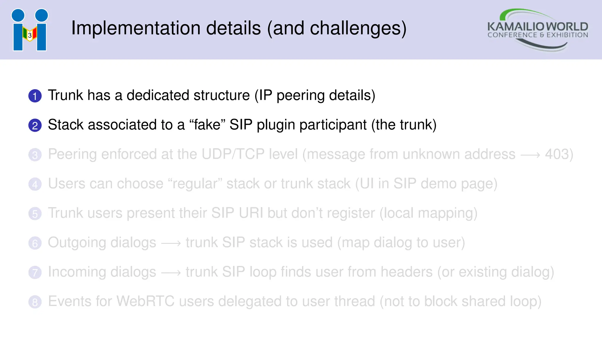 SIP trunking in Janus @ Kamailio World 2024 | PDF