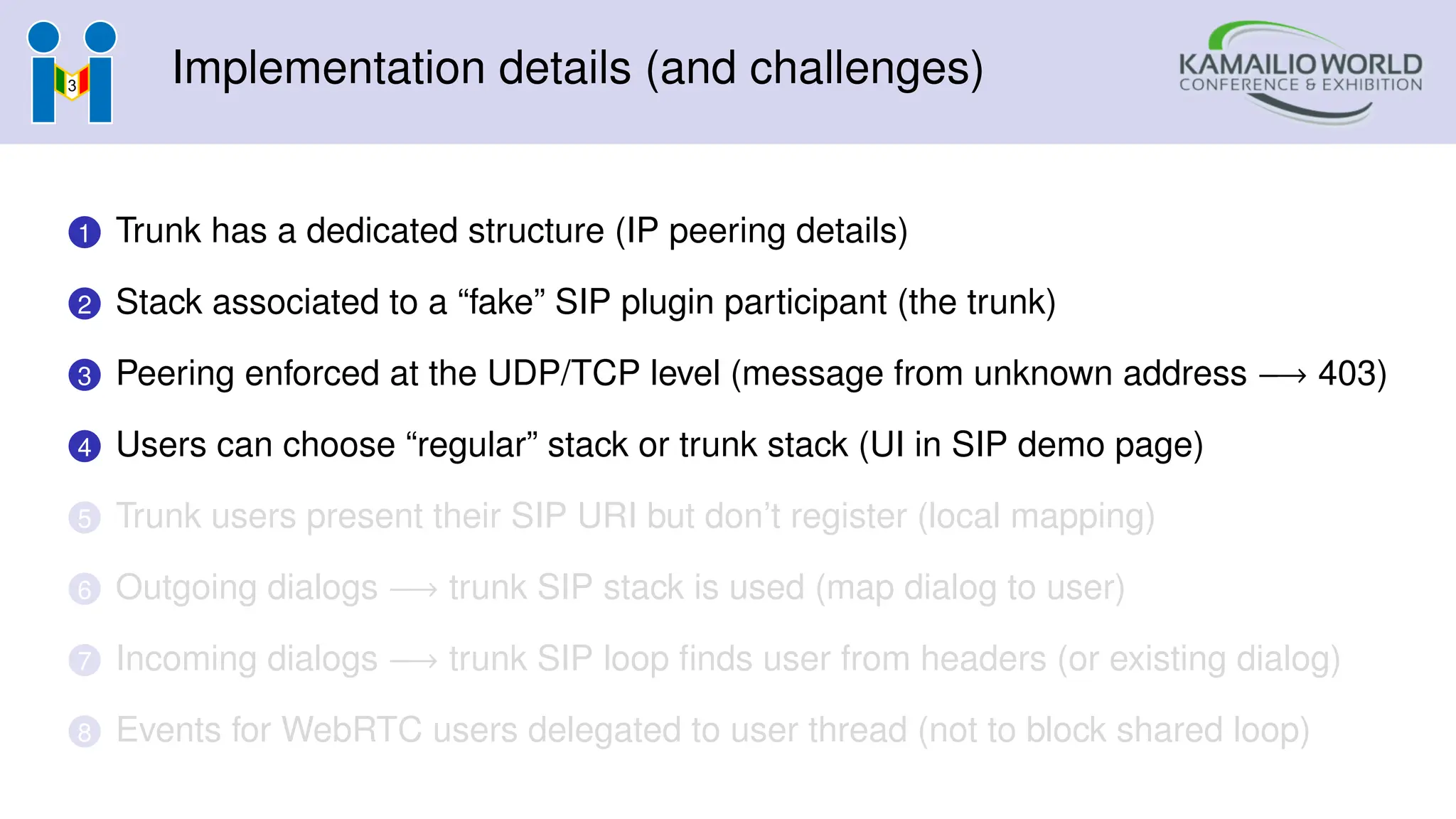 SIP trunking in Janus @ Kamailio World 2024 | PDF