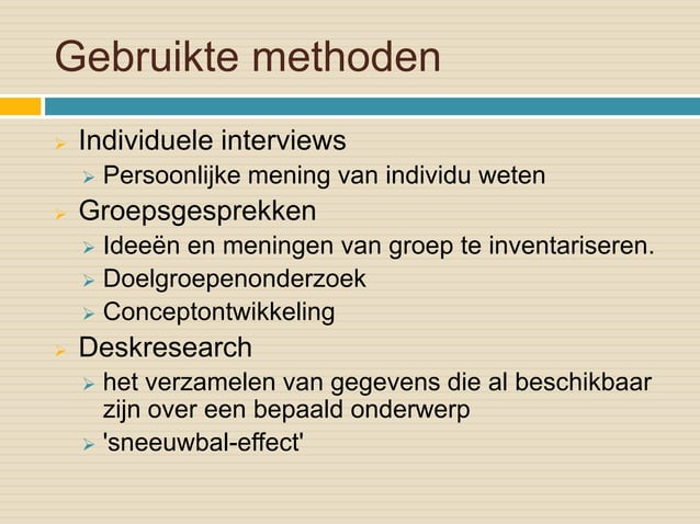 Kwalitatief onderzoek | PPTX