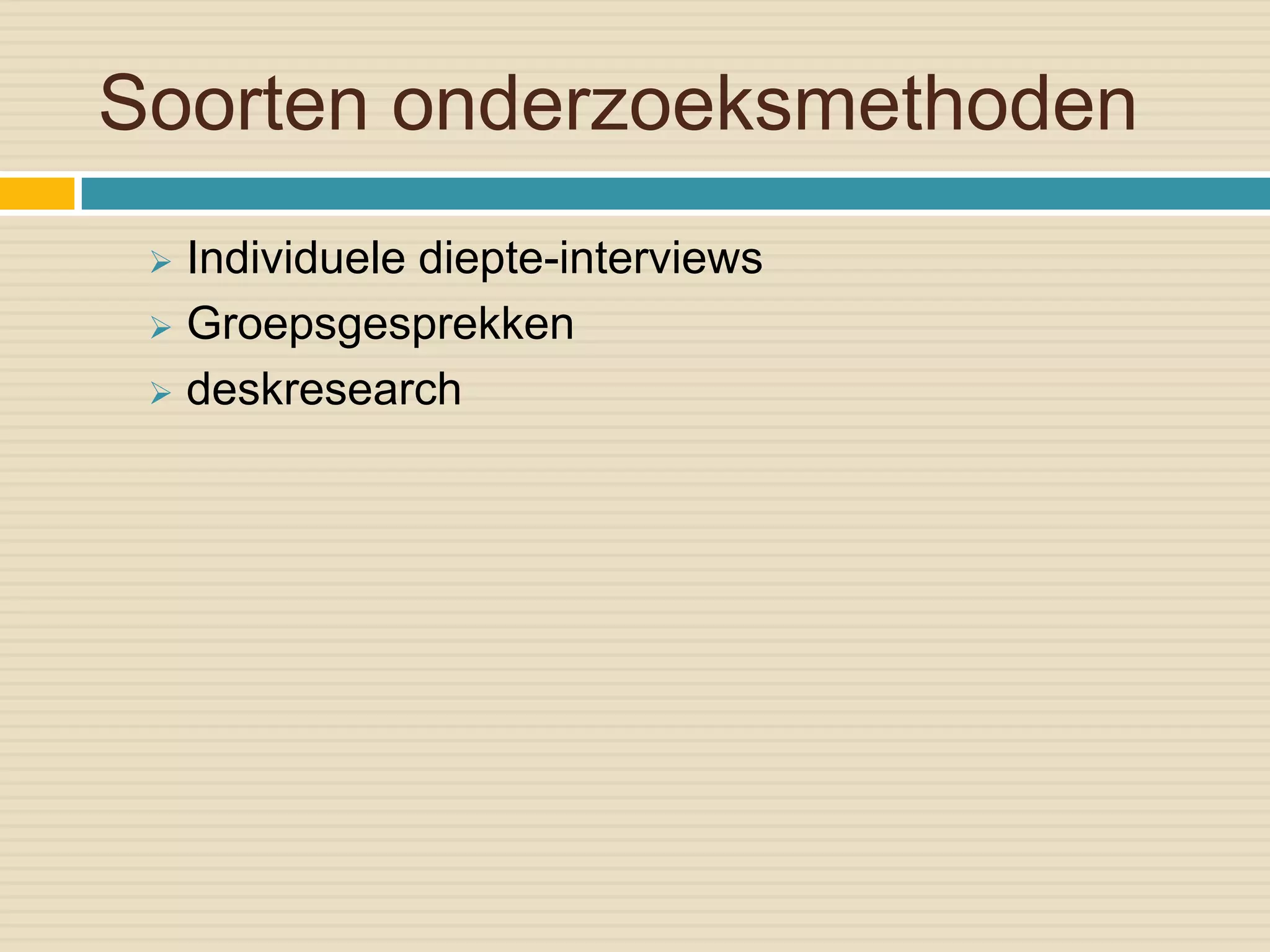 Kwalitatief onderzoek | PPTX