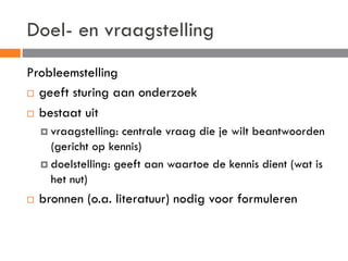 Kwalitatief onderzoek | PPT