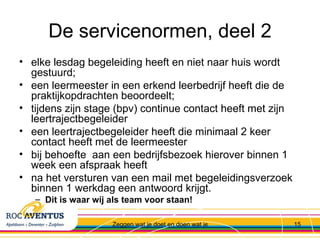 Kwaliteitshandvest Roc Aventus | PPT | Education