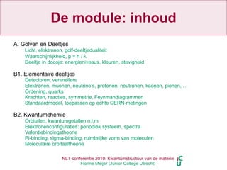 Kwantumstructuur - natuur- scheikundemodule voor 6 vwo | PPT