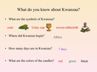 Kwanzaa | PPT
