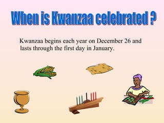 Kwanzaa kindergarten powerpoint | PPT